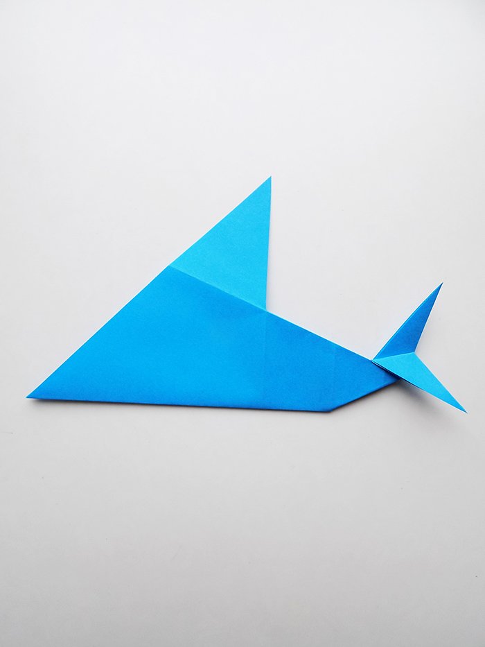 How To Make An Origami Shark Easy Tutorial DIY Blog